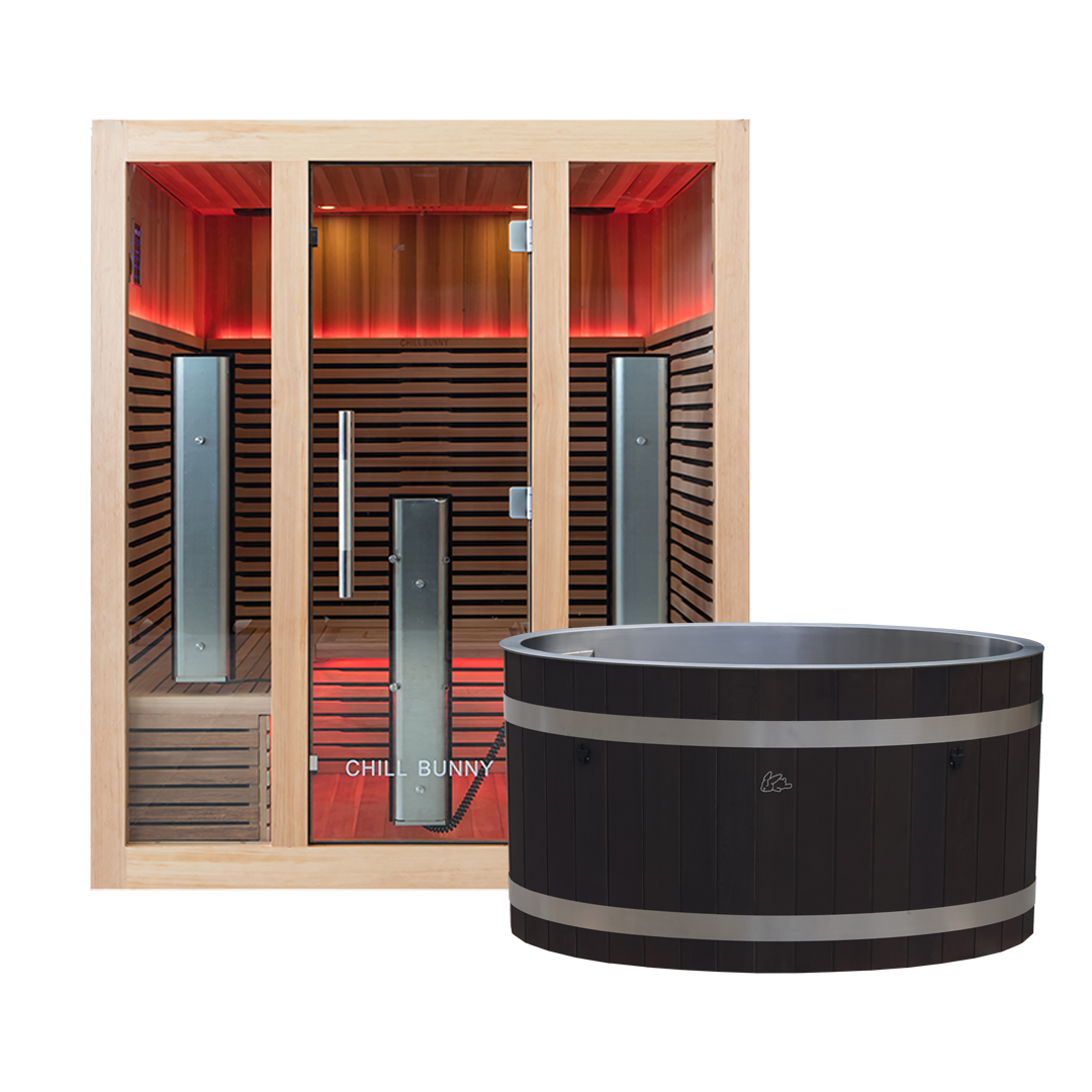 Indoor Infrared Sauna + Ice Bath Combo | Chill Bunny – Chill Bunny Wellness